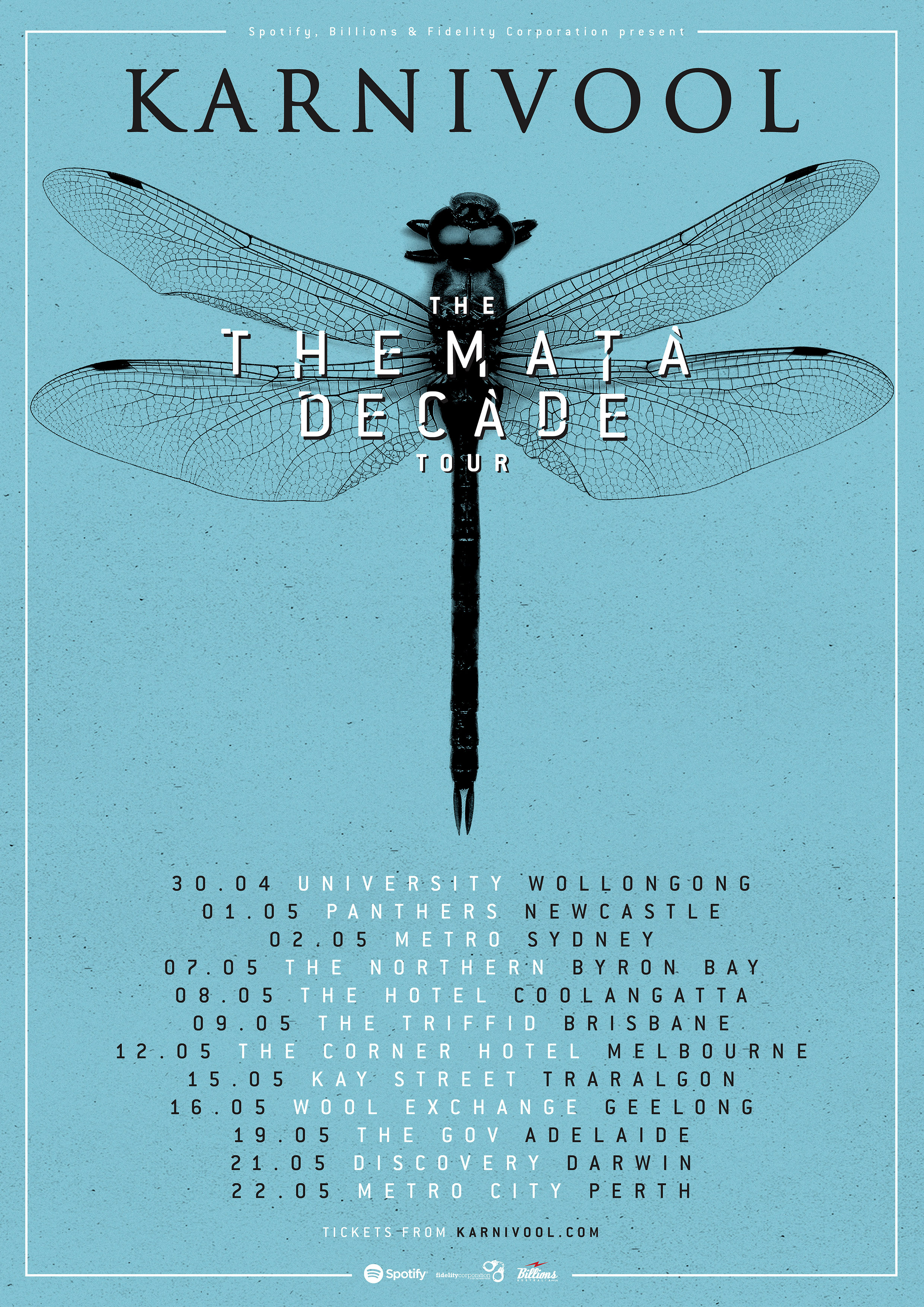 Karnivool – The Themata Decade Tour – Fidelity Corporation